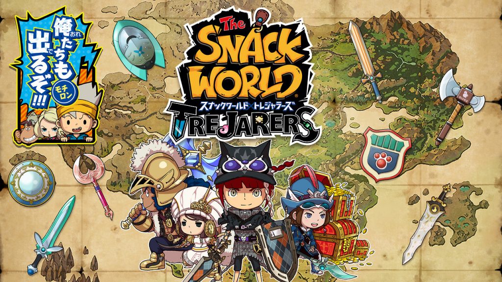 Confira a arte para a capa e um comercial de The Snack World: Trejarers ...