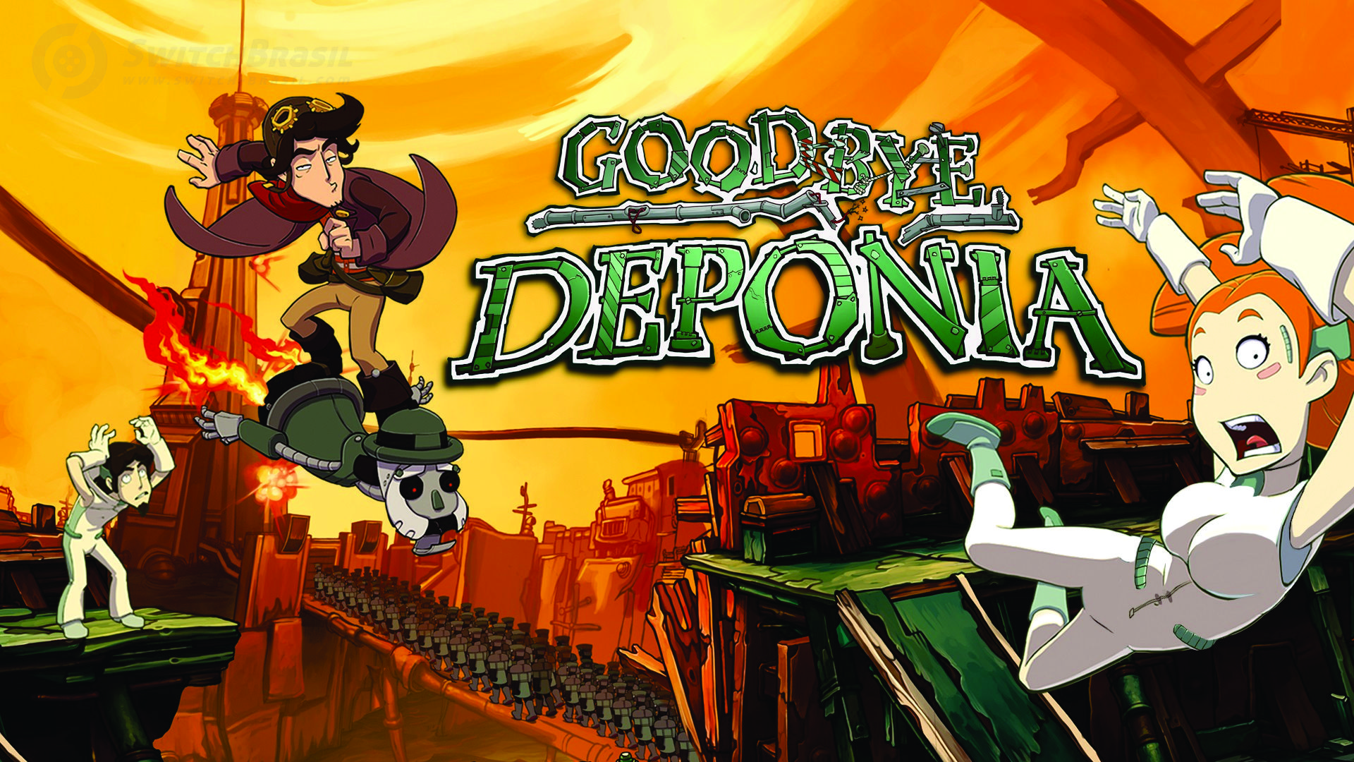 Jogo de aventura e comédia Goodbye Deponia é lançado para o Switch ...