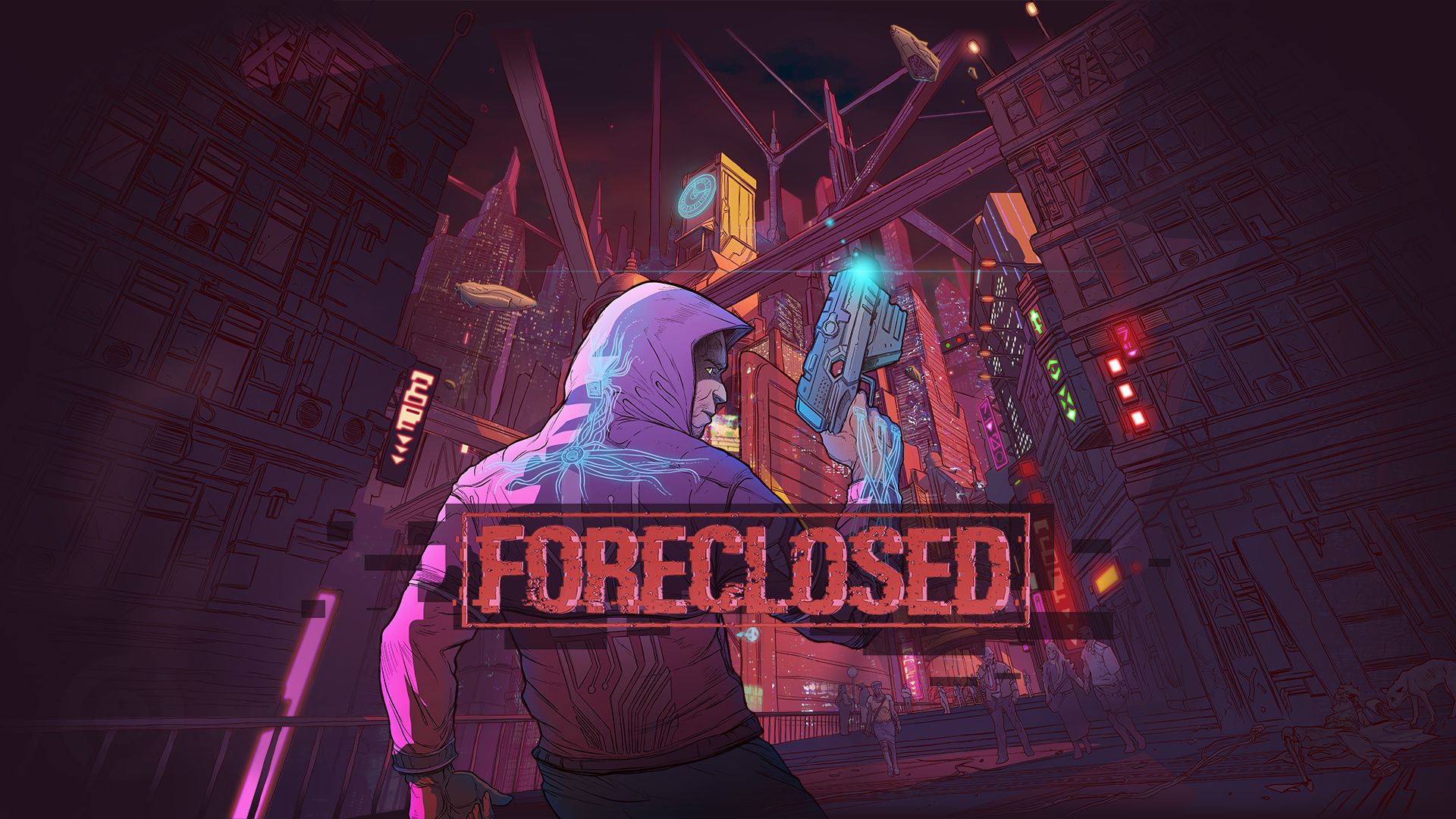 Foreclosed, um jogo de ação e tiro com temática cyberpunk, é anunciado ...