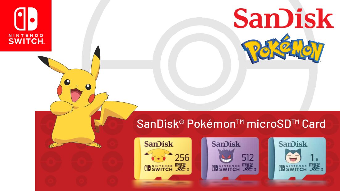 Cartões de memória temáticos de Pokémon são lançados pela SanDisk no ...