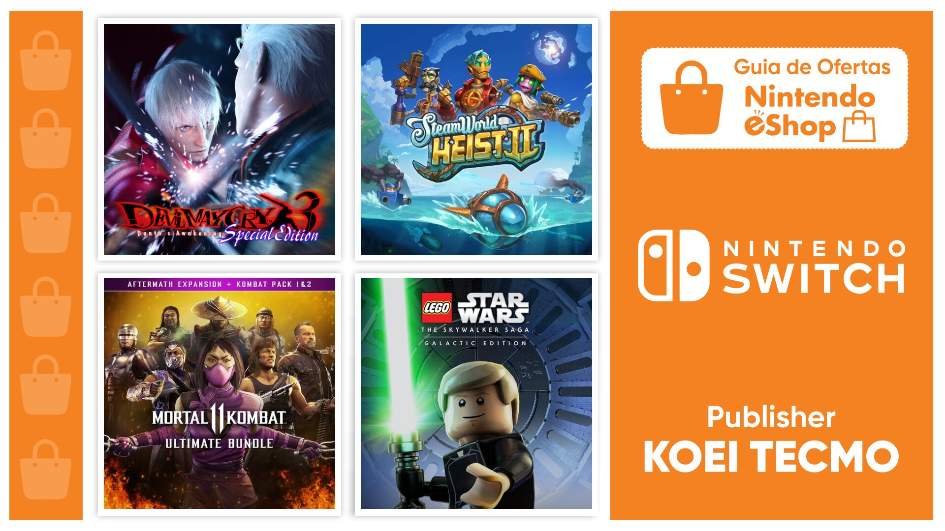 Ofertas eShop | Editoras Diversas – Nova leva de descontos tem Devil May Cry, SteamWorld Build ...