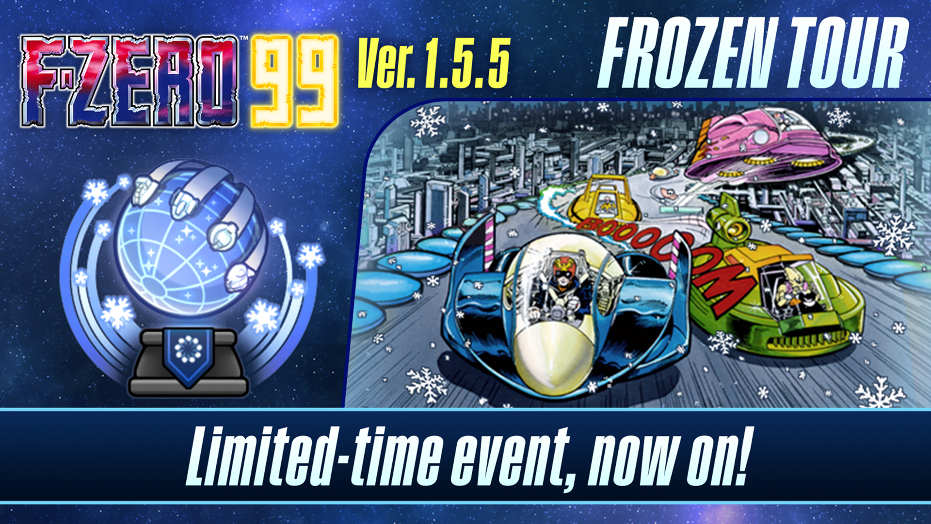 F-ZERO 99 recebe atualização para a versão 1.5.5 – Frozen World Tour é ...