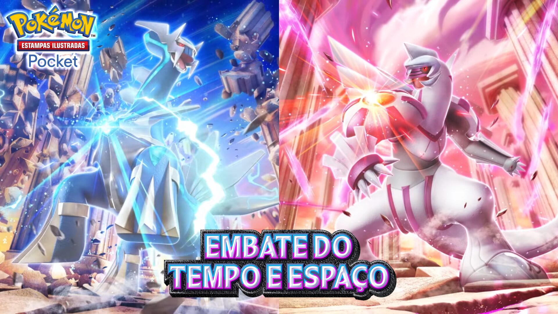 Pokémon Estampas Ilustradas Pocket – Expansão “Embate Do Tempo E Espaço ...