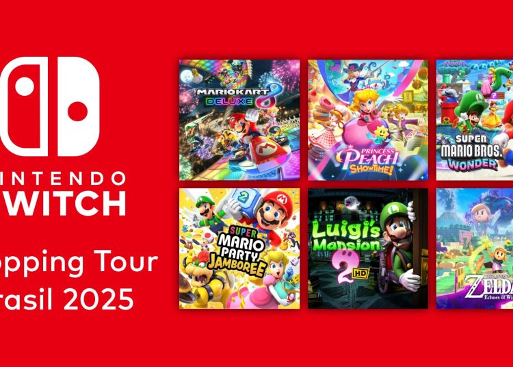 Nintendo Switch Shopping Tour retorna ao Brasil e se expande para mais ...