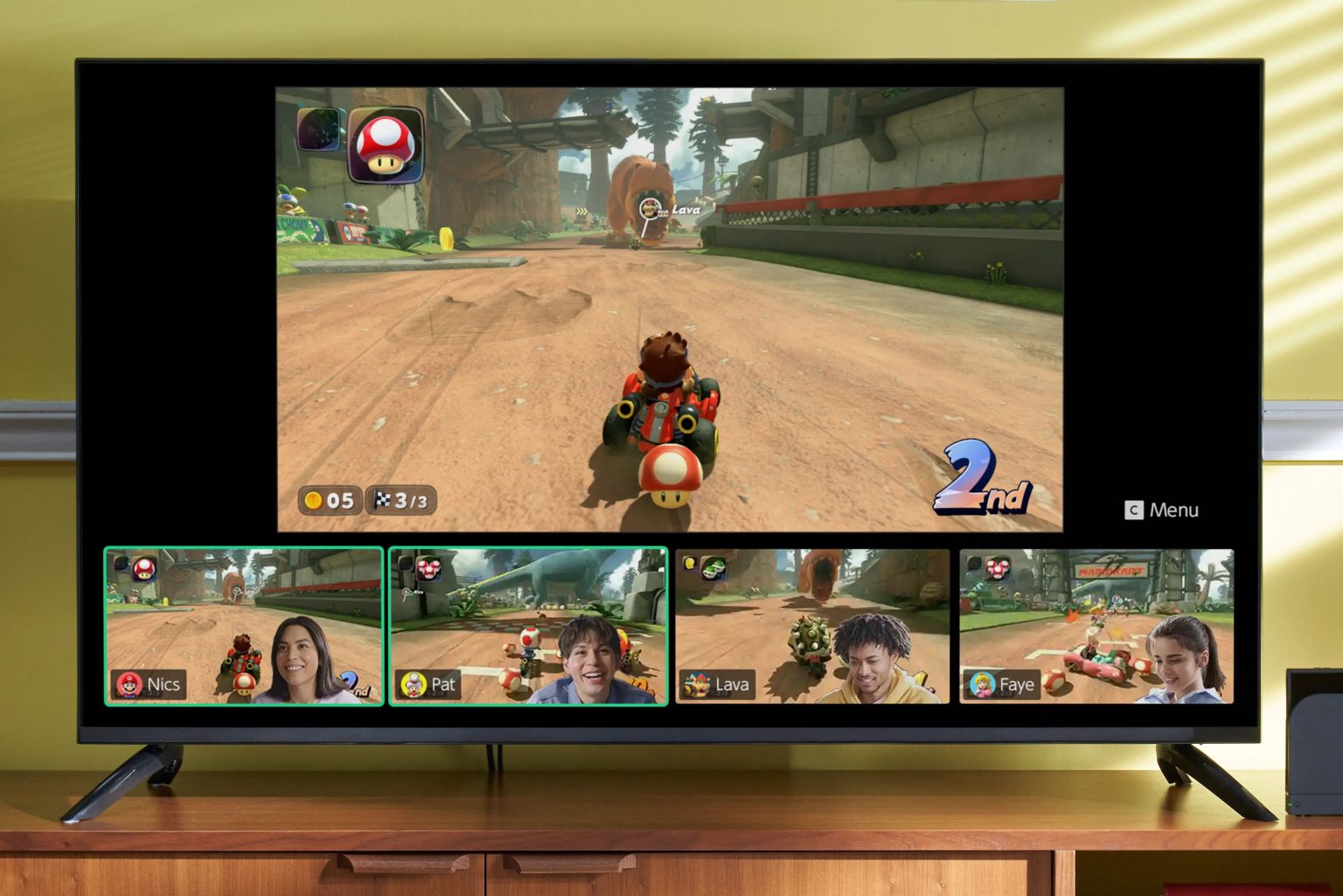 Nintendo Switch 2 – GameChat: Detalhes para as configurações do campo ...