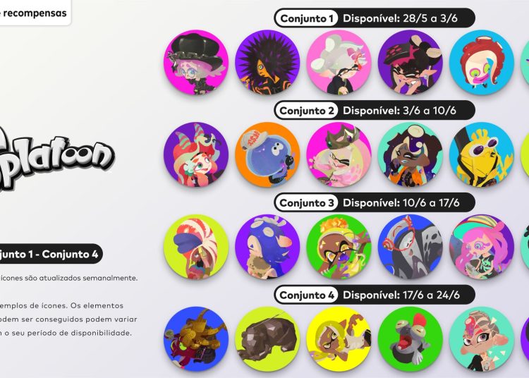 Missões e Recompensas – Elementos de ícones baseados em Donkey Kong ...