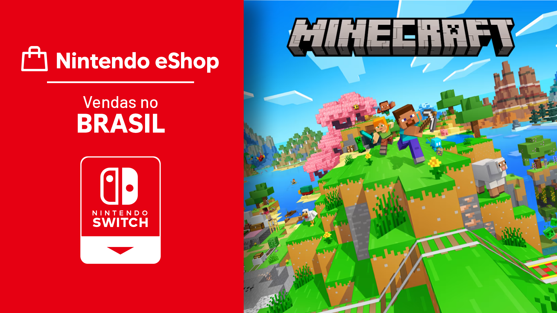 Vendas no Brasil | Ranking da eShop do Switch entre 16 e 18 de Maio – Minecraft se mantém como ...