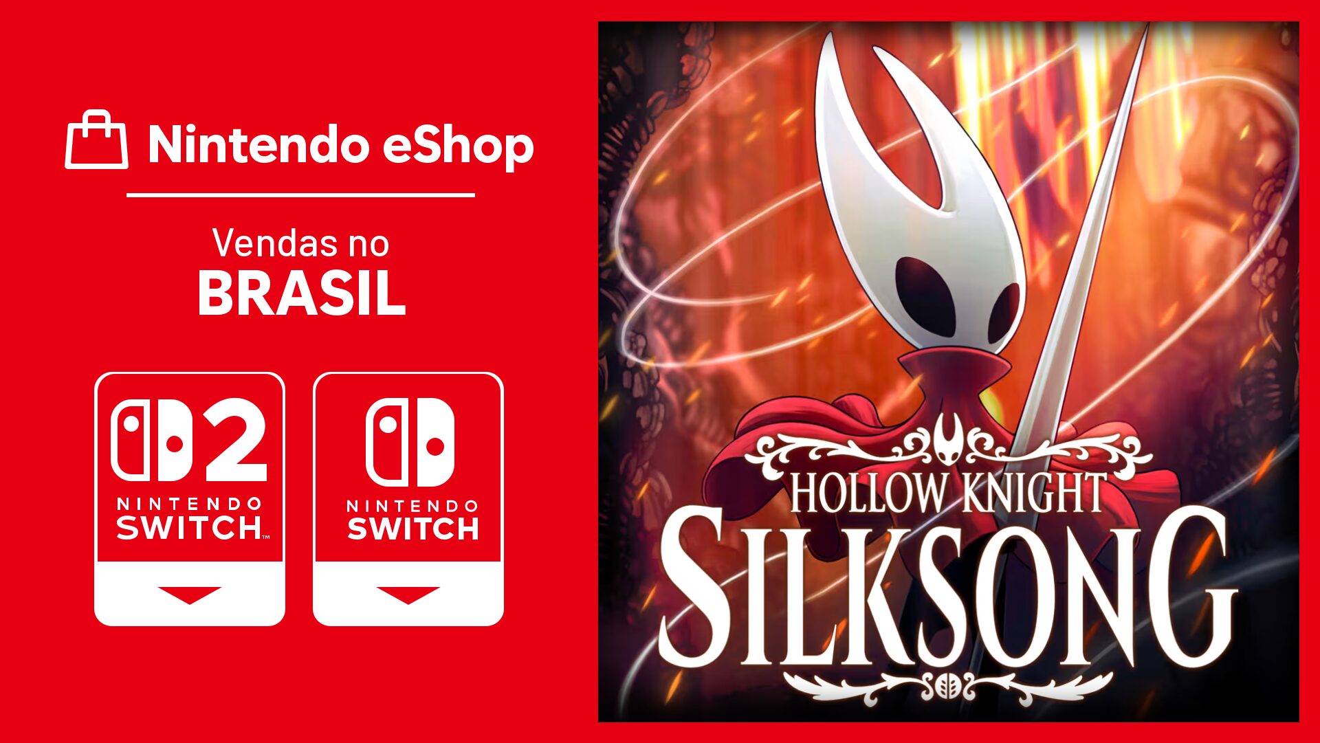 Vendas no Brasil | eShop entre 25/Ago e 07/Set – Hollow Knight: Silksong estreia liderando ...