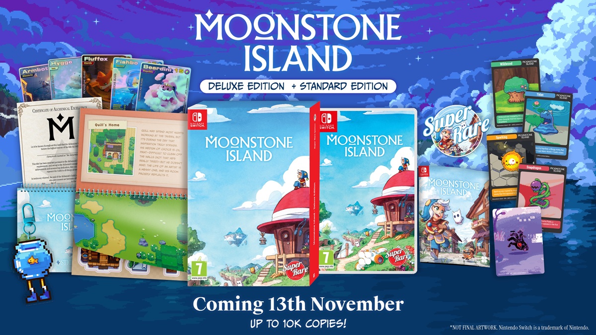 Moonstone Island tem edições em mídia física anunciadas para o Switch ...