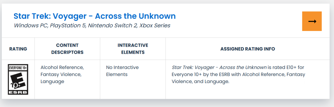 Star Trek: Voyager – Across the Unknown é classificado para o Switch 2 ...