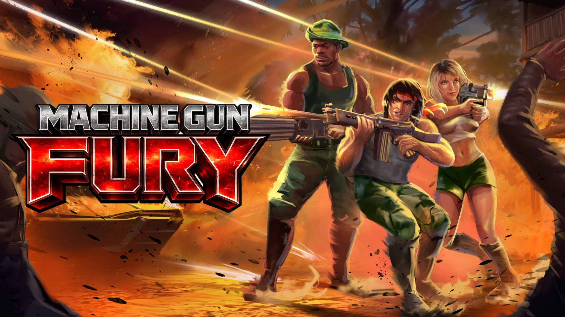 Machine Gun Fury, um jogo estilo tiro arcade run-and-gun, é anunciado ...